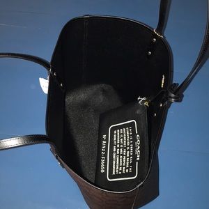 Coach | Bags | Coach Reversible Pvc Logo Tote | Poshmark